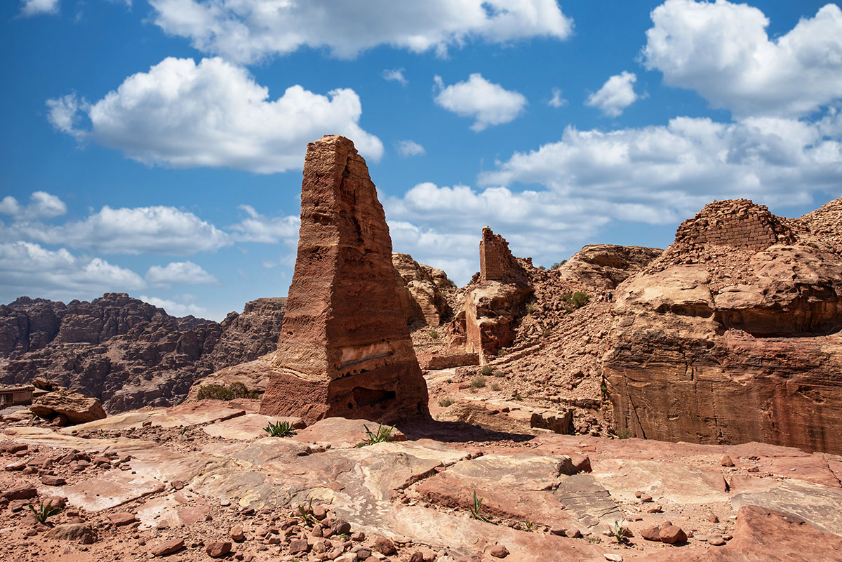 Guardians of Stone: 360° View of the Obelisks at the High Place of ...